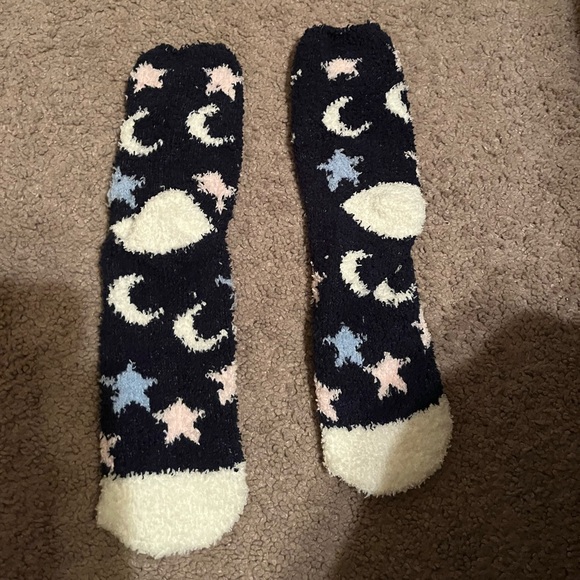 Accessories | Night Sky Fuzzy Socks | Poshmark